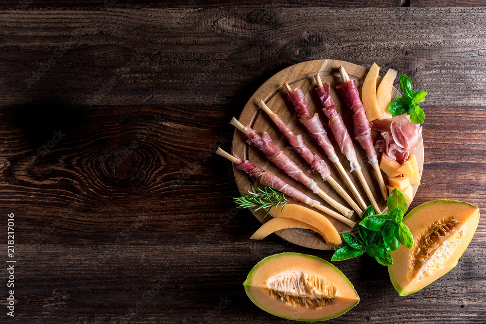 Italienische Jause - Buffet - Prosciutto - Rohschinken - Schinken ...