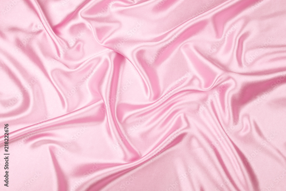 Pink luxury satin fabric texture for background Stock Photo | Adobe Stock