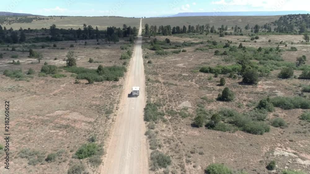 Divide Road on the Uncompahgre National Forest in Colorado. The video ...