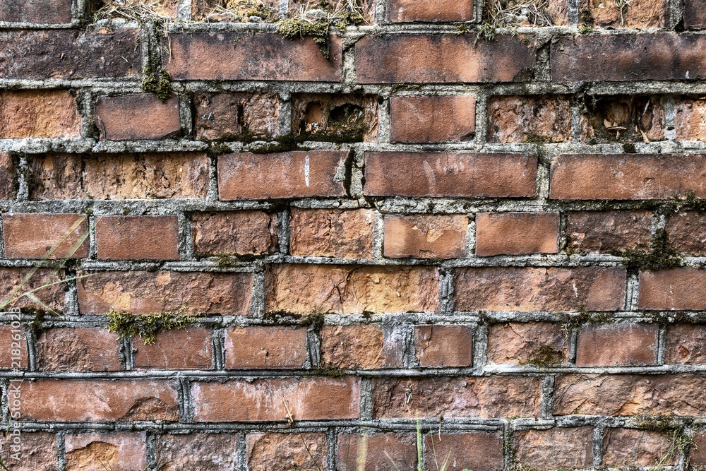 Crumbling Brick Wall Texture