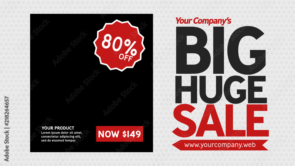 Ecommerce Product Overlay Stock Template | Adobe Stock