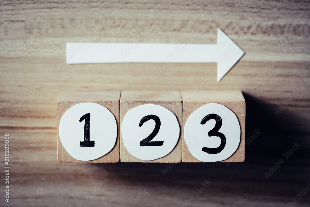 Step By Step Concept Step 1, Step 2, Step 3 - the ladder to success ...