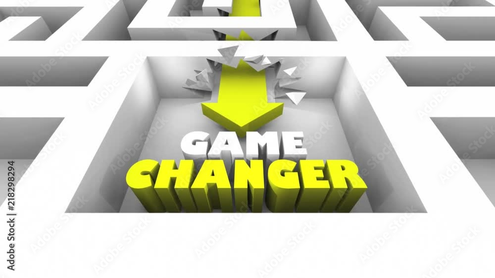 Game Changer New Breaking Rules Walls Maze 3d Animation Stock Video ...