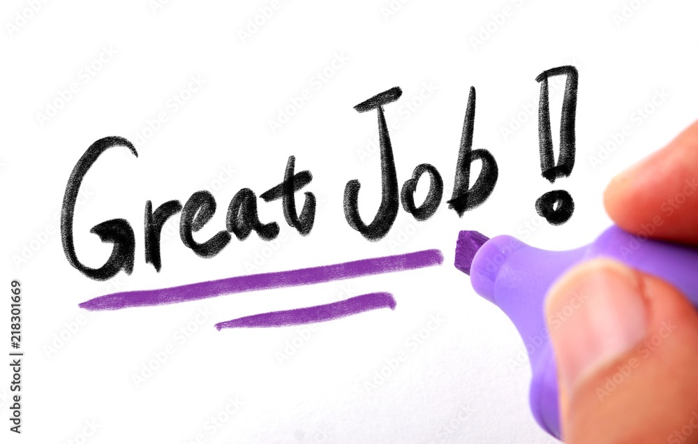 Great Job Concept Stock Photo | Adobe Stock