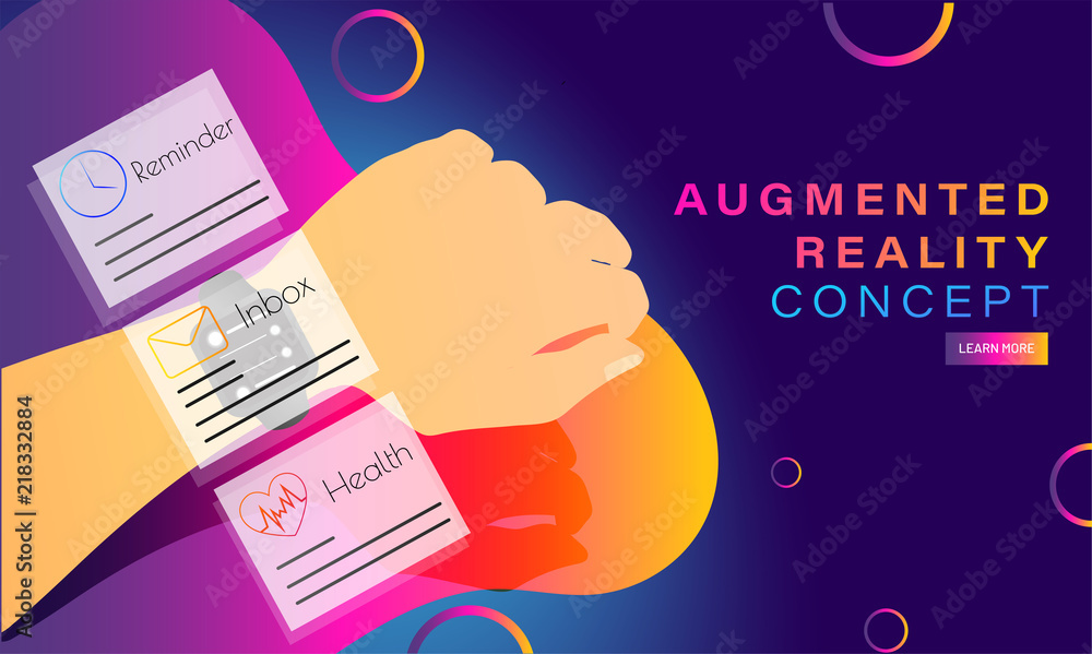 Augmented Reality (AR) concept based web template design with ...