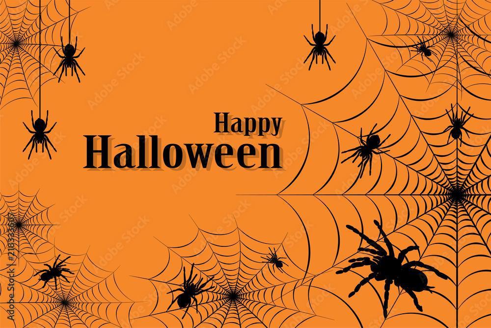 Halloween Spider Wallpaper