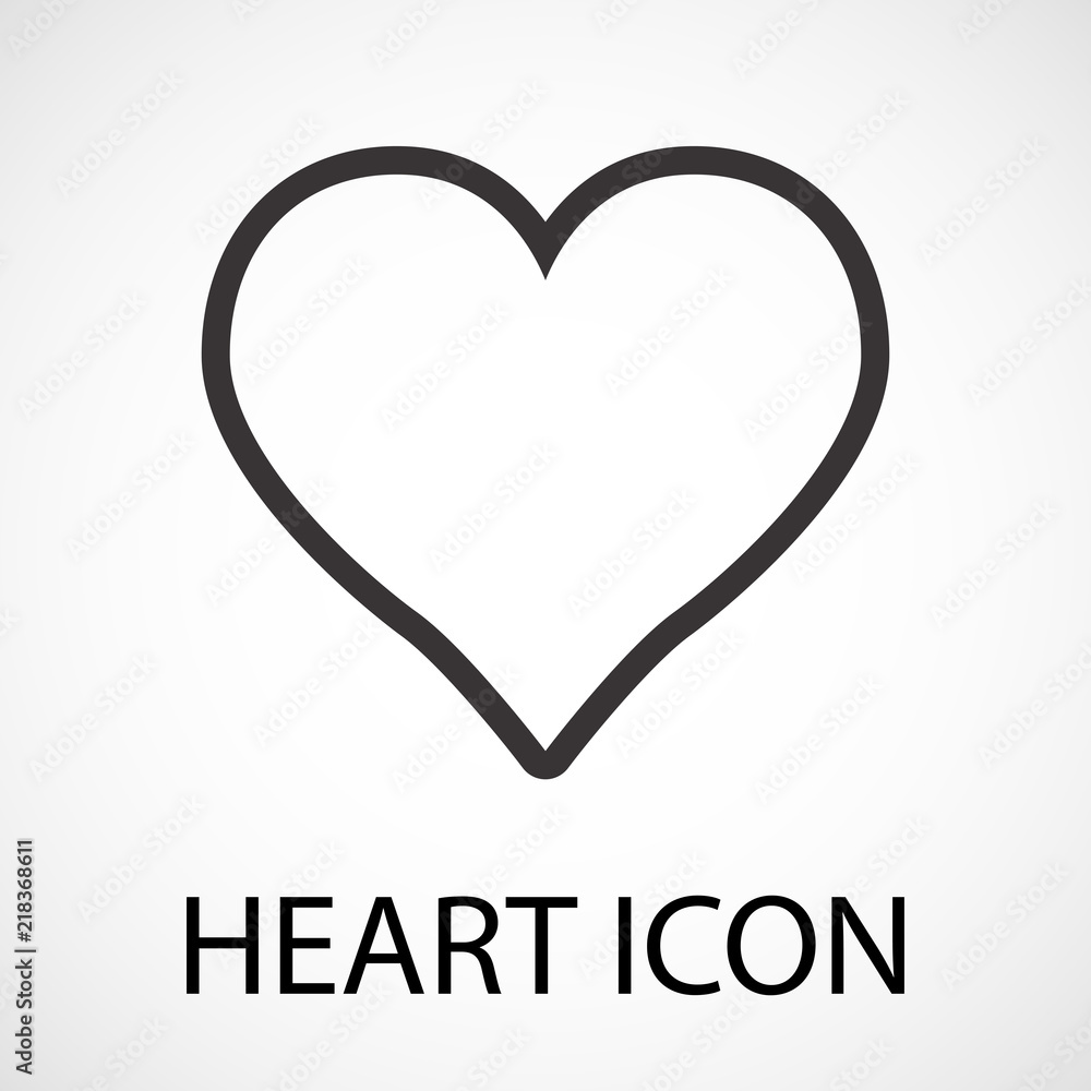 Simple Heart Vector