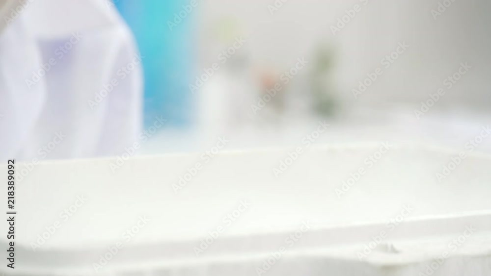 Video Stock Close-up of a Medical research scientist takes out petri ...