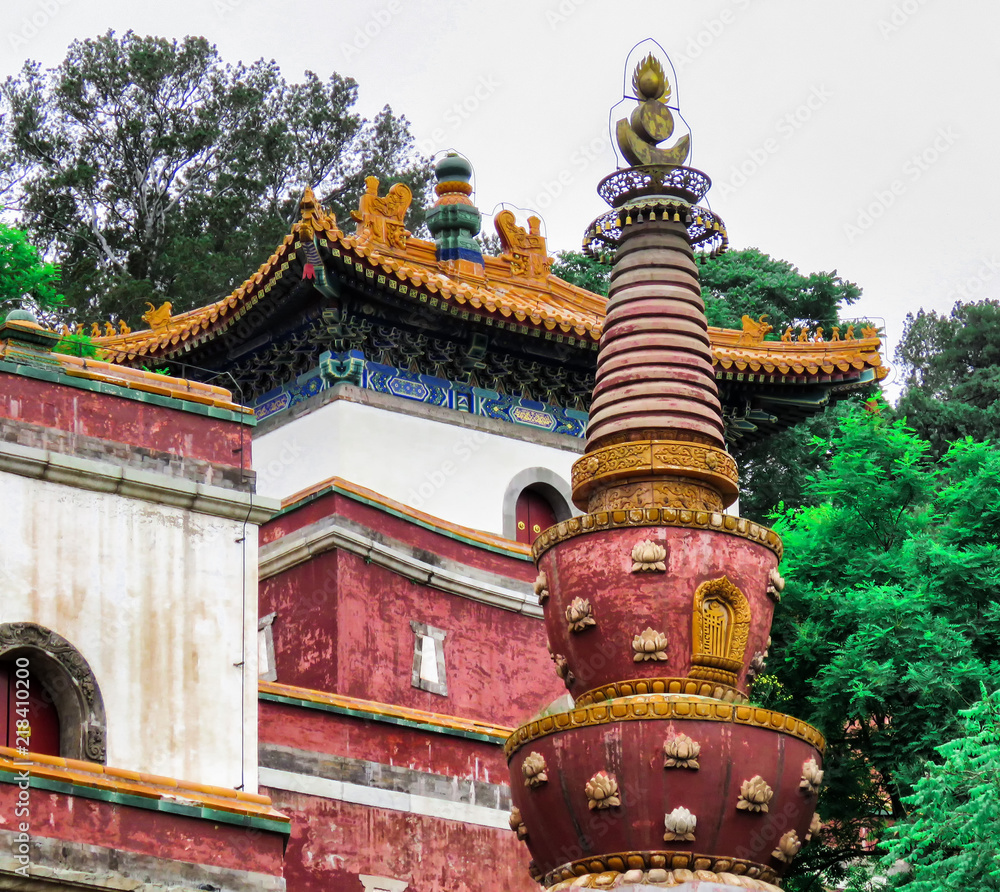 Site of Sumeru Temple at the Wanshou Longevity Hill, Summer Palace ...