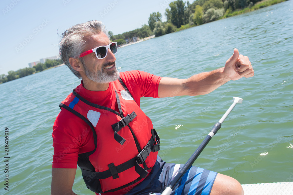 man taking a break from stressing city life Stock Photo | Adobe Stock