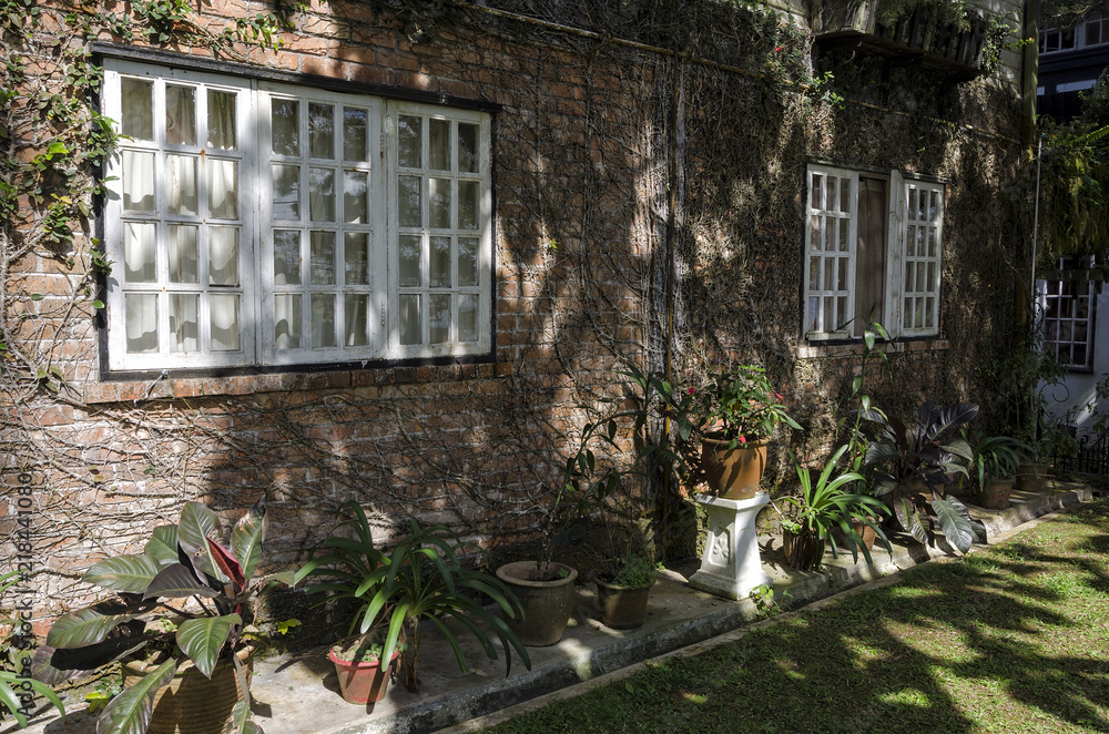 Architecture of historic british colonial stone smokehouse - A ...