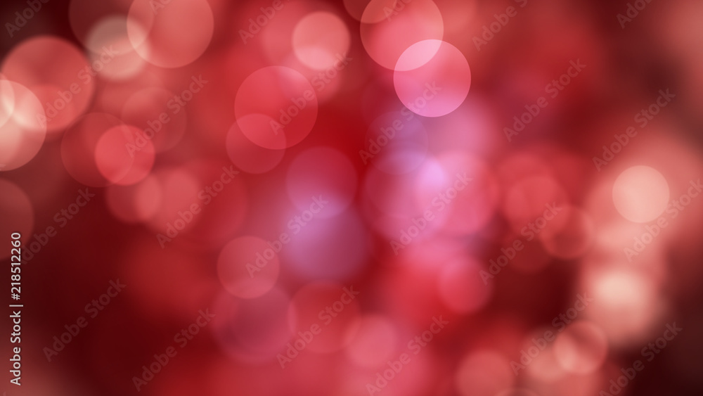 4k moving red glitter lights, defocused light reflections loopable red ...