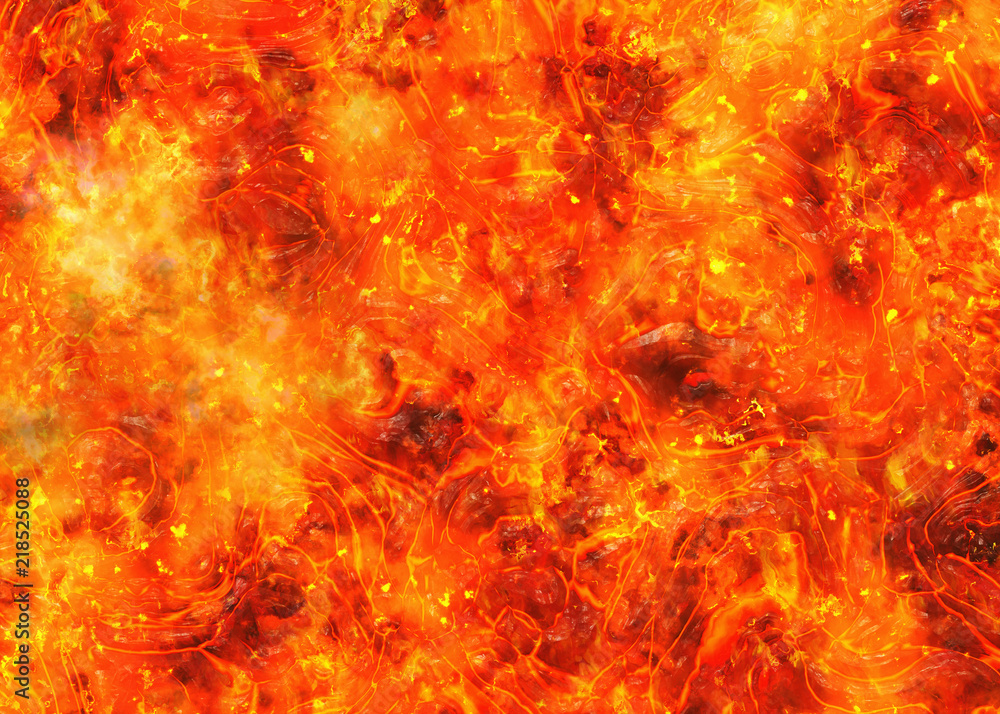 heat red lava texture of eruption volcano Stock Illustration | Adobe Stock