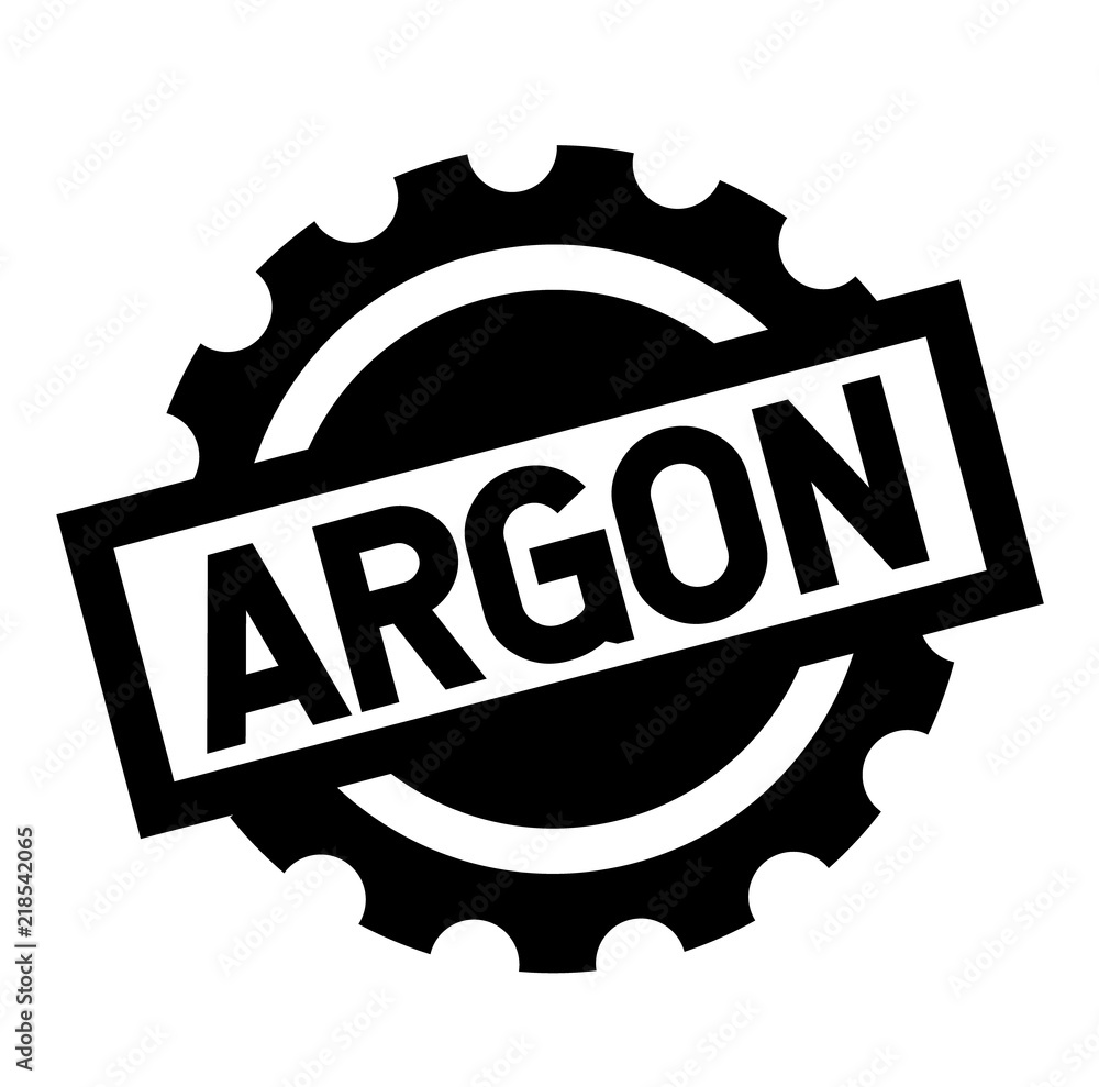 argon black stamp Stock Vector | Adobe Stock