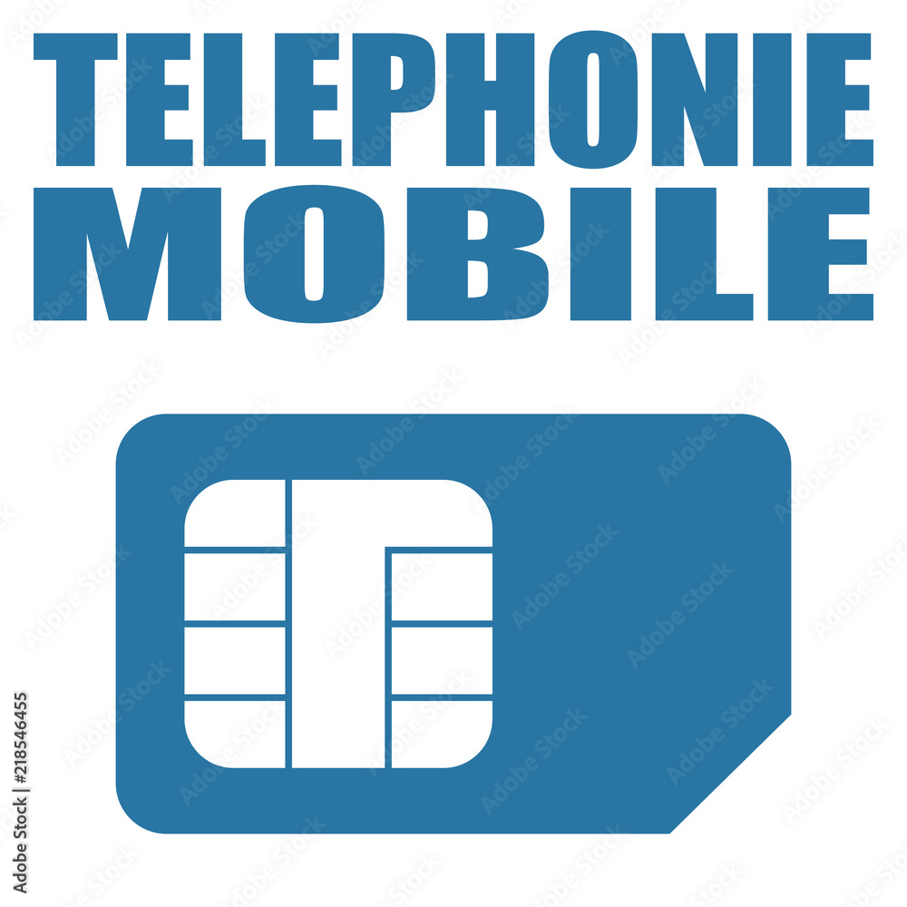 Logo téléphonie mobile. Stock Vector | Adobe Stock