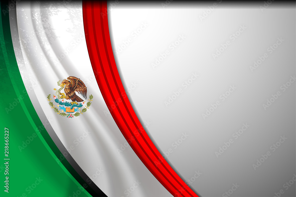 Mexico flag color background concept for National holiday, Independence ...