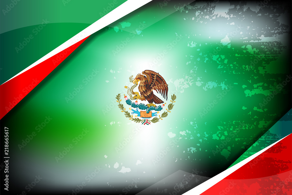 Mexico flag color background concept for National holiday, Independence ...