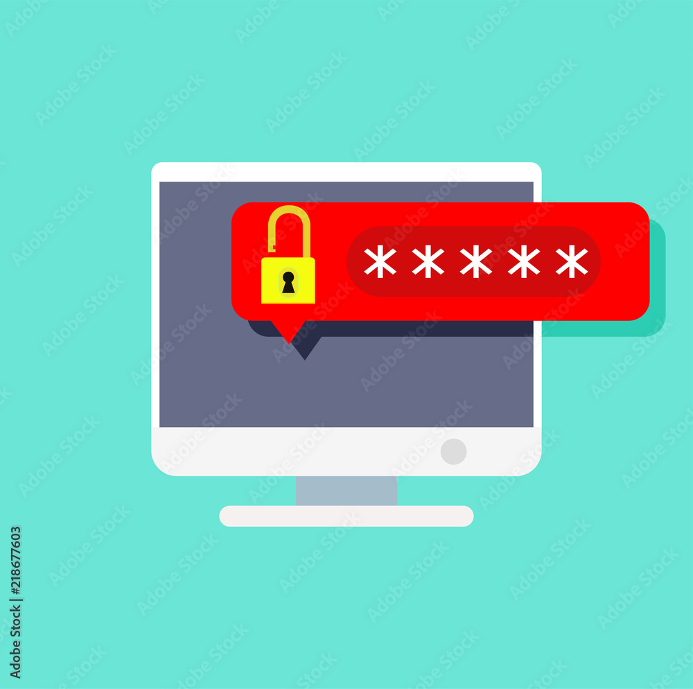 Computer Password Icon