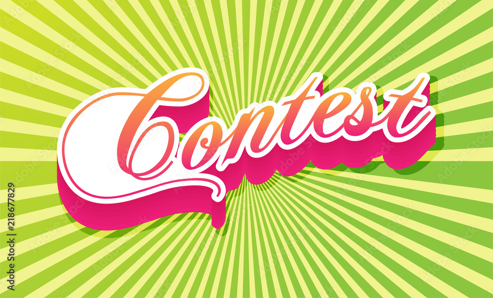 Contest illustration graphic win people. Fashion isolated winner ...