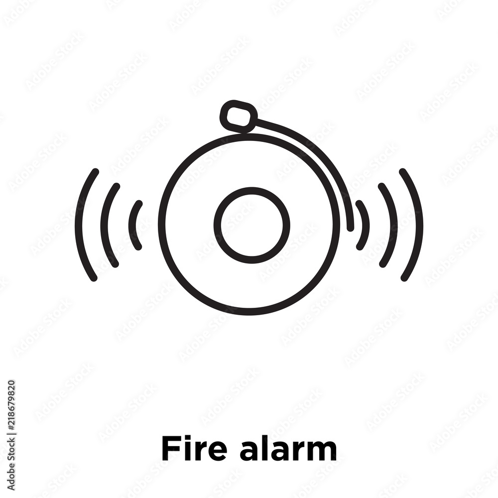 Fire Alarm Clipart Black And White
