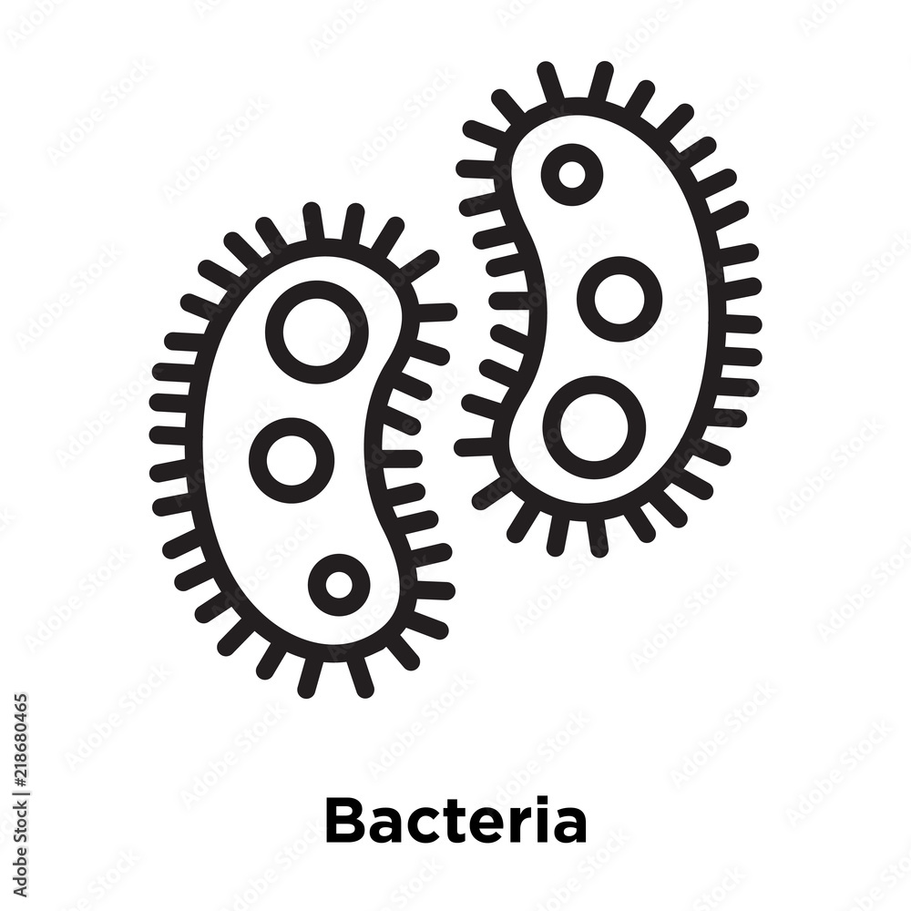 bacteria icons isolated on white background. Modern and editable ... bacteria icons isolated on white background. Modern and editable ...