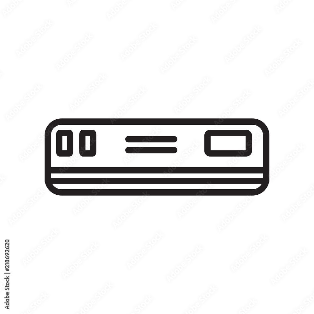 Air conditioner icon vector isolated on white background, Air ...