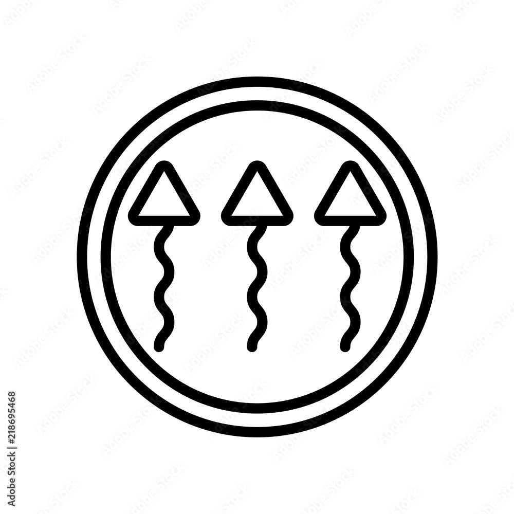 heat icon isolated on white background. Modern and editable heat icon ...