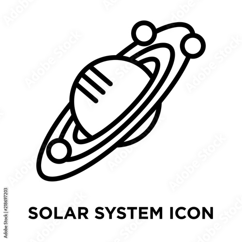 Solar System Outline Cut Out