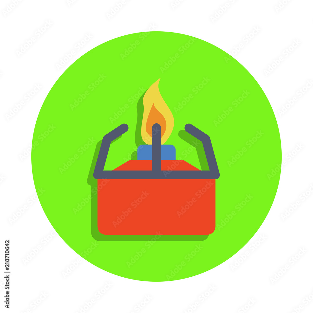 Colored Laboratory Gorilka In Green Badge Icon Element Of Science And Laboratory For Mobile