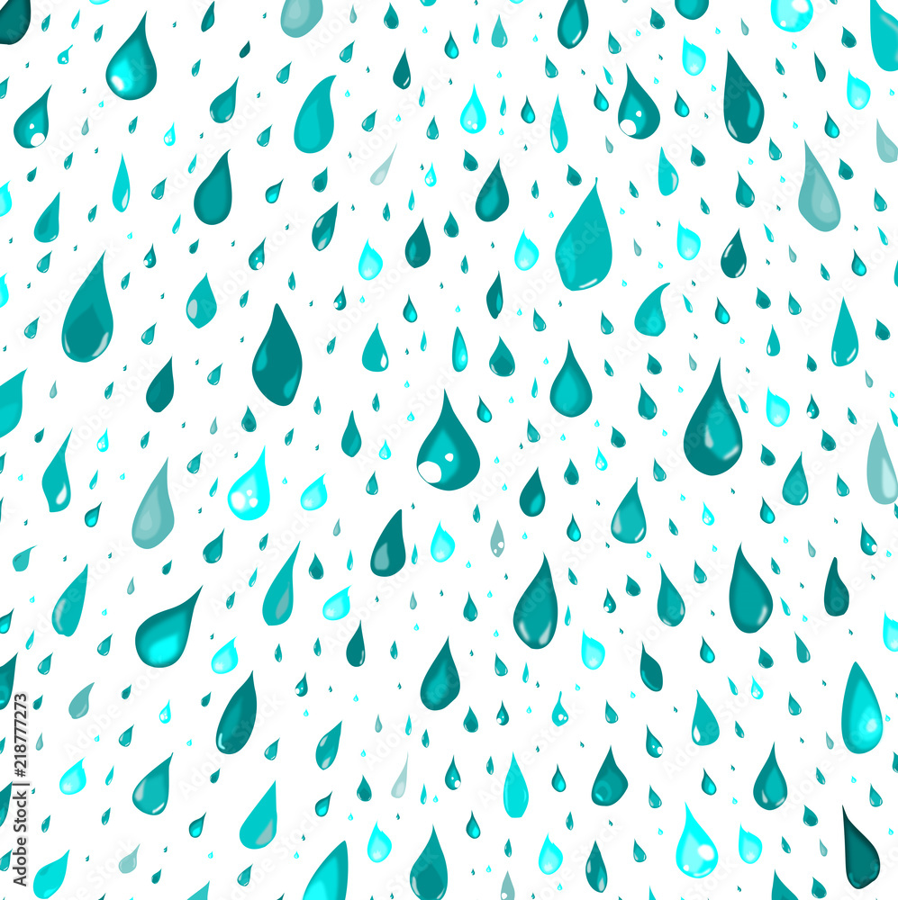 Falling Rain Background Animated