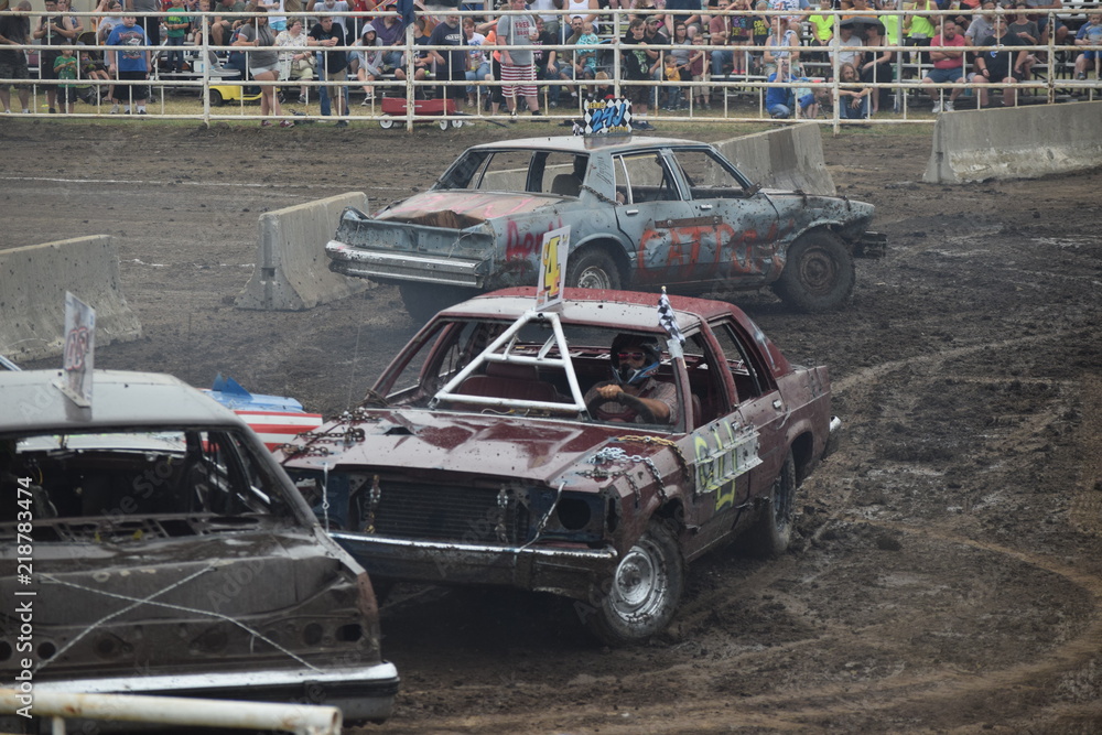 Demolition Derby Stock Photo | Adobe Stock