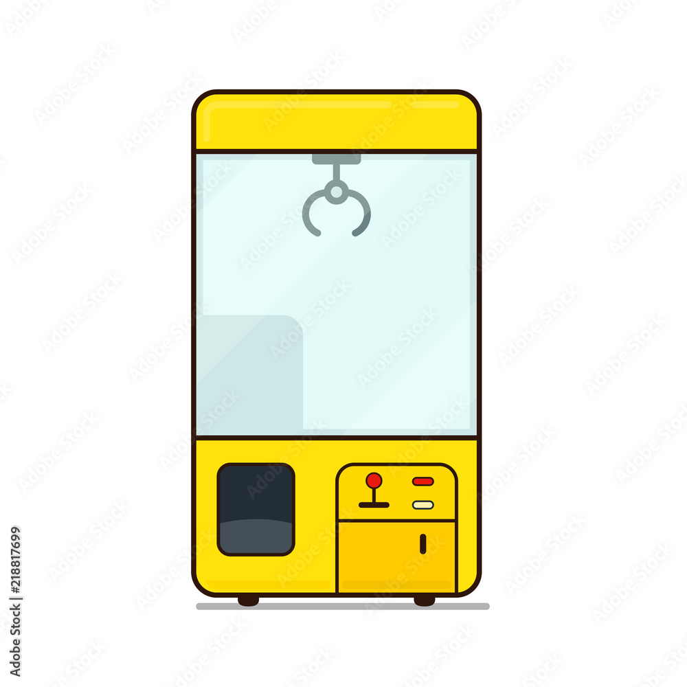 Claw Machine filled outline icon Stock Vector | Adobe Stock