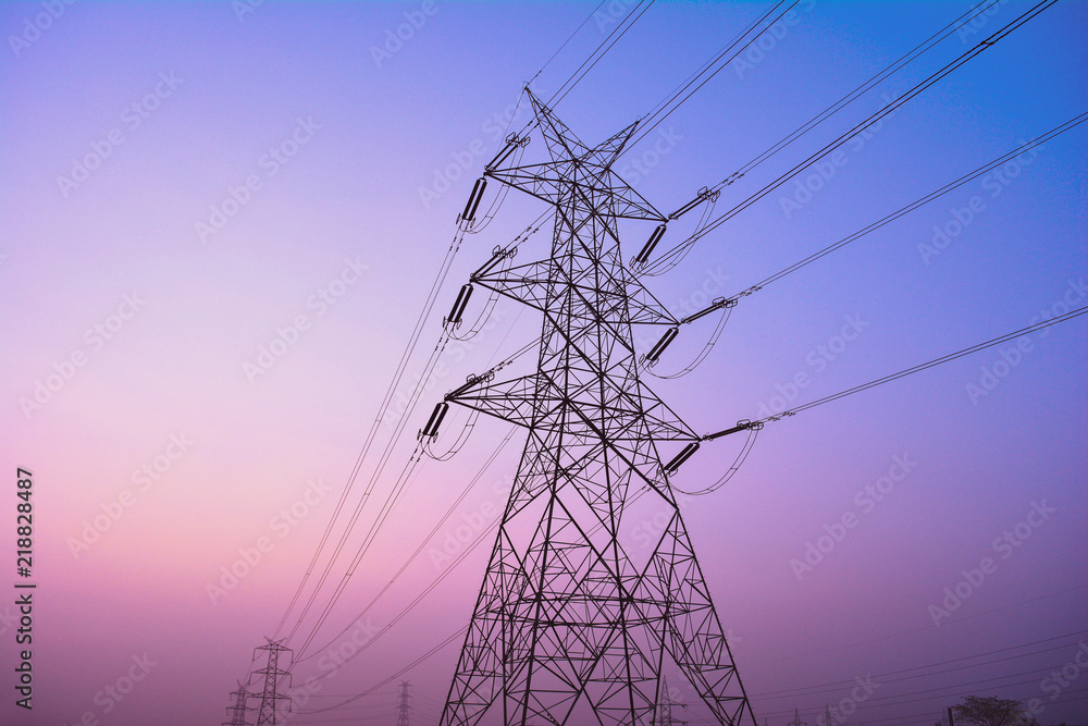 Electric Pylon Stock Photo | Adobe Stock