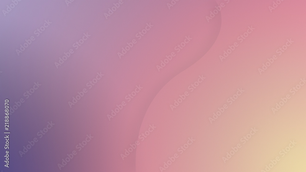 Colorful light gradient background with wavy line. Smooth texture with ...