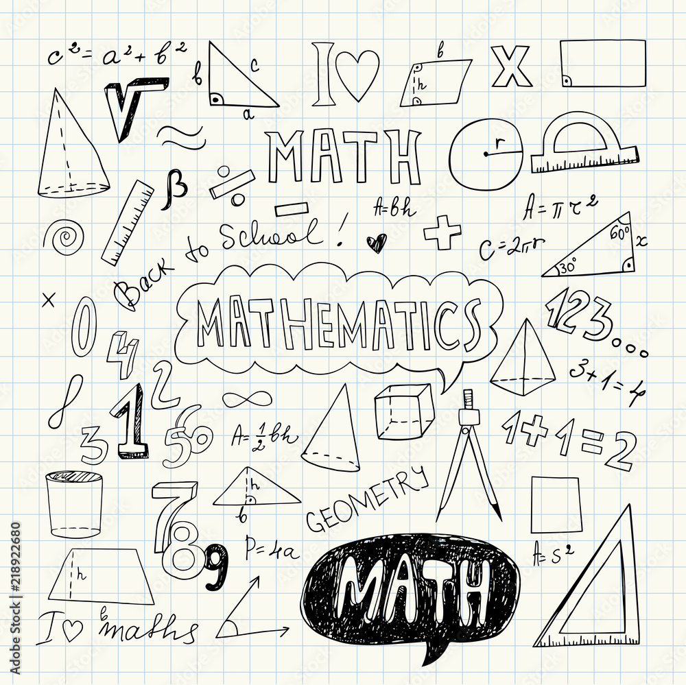 Math Doodle Drawing