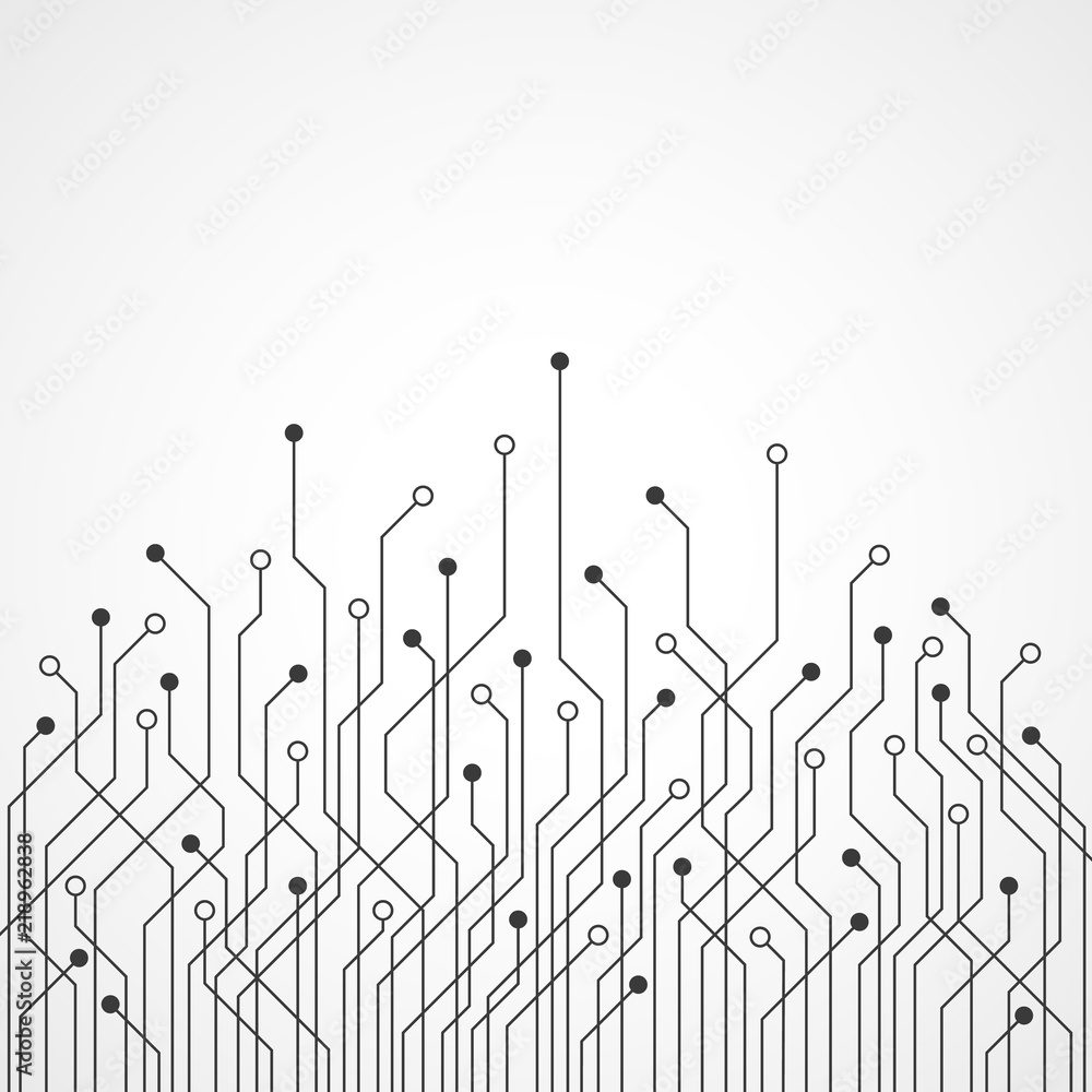 Abstract Circuit Board Pattern