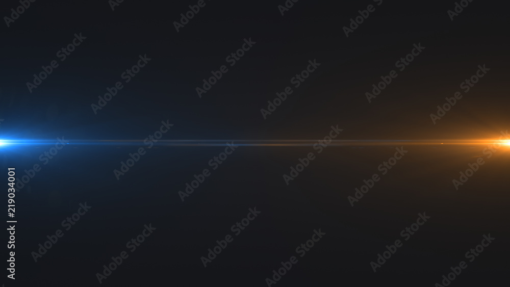 Lens flare. Cinematic background with digital flashes of light on the ...