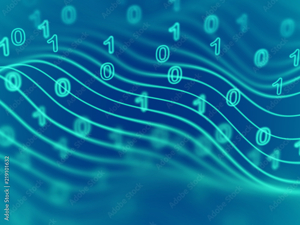 Big data abstract visualization: business charts analytics. Digital ...