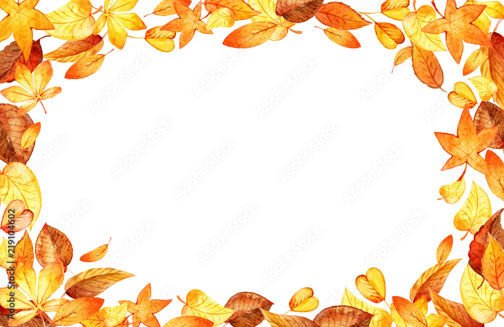 Autumn Leaf Border