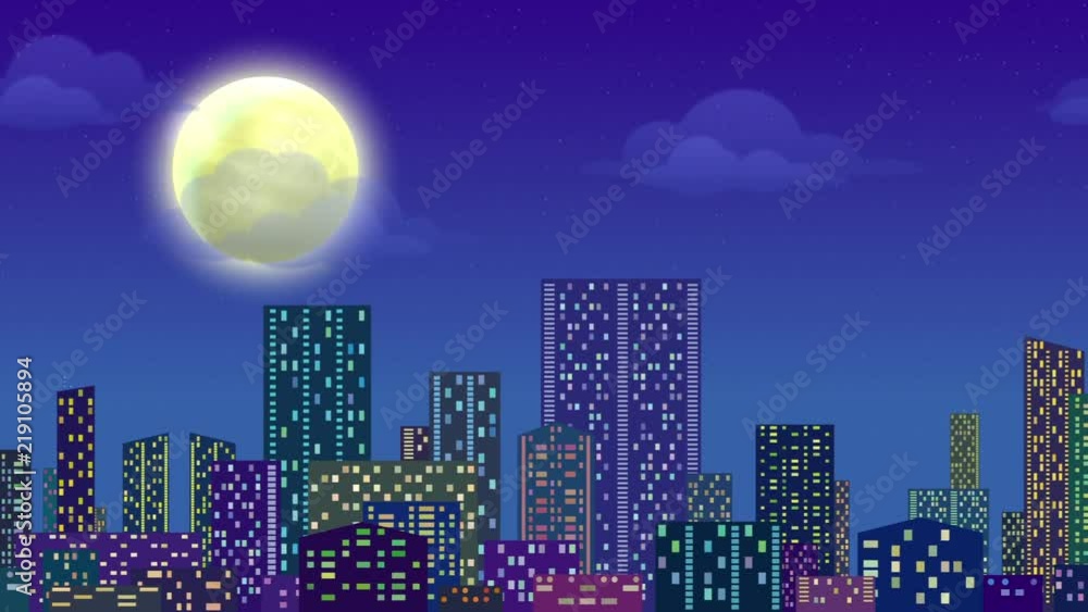 Fullhd 1920x1080 Progressive Seamlessly Looping Video of Fast Passing ...