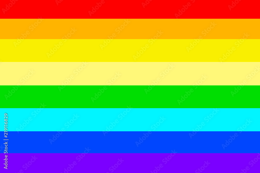 LGBT flag is a symbol of identity. Rainbow pride flag - the banner of ...