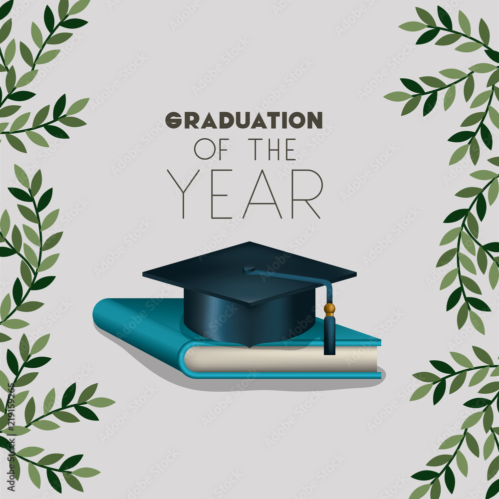 Graduation Card Vector Design