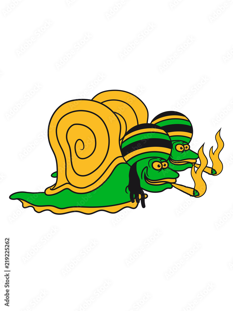 2 freunde team paar duo kiffer kiffen joint drogen rauchen jamaika ...