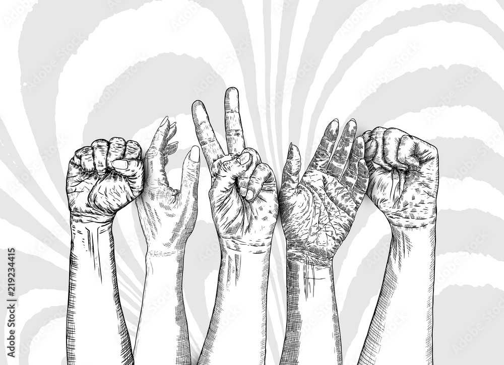 United Hands Drawings