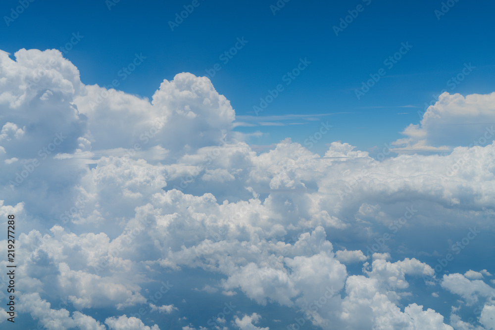 beautiful blue sky with cloud. Blue sky with clouds for background ...