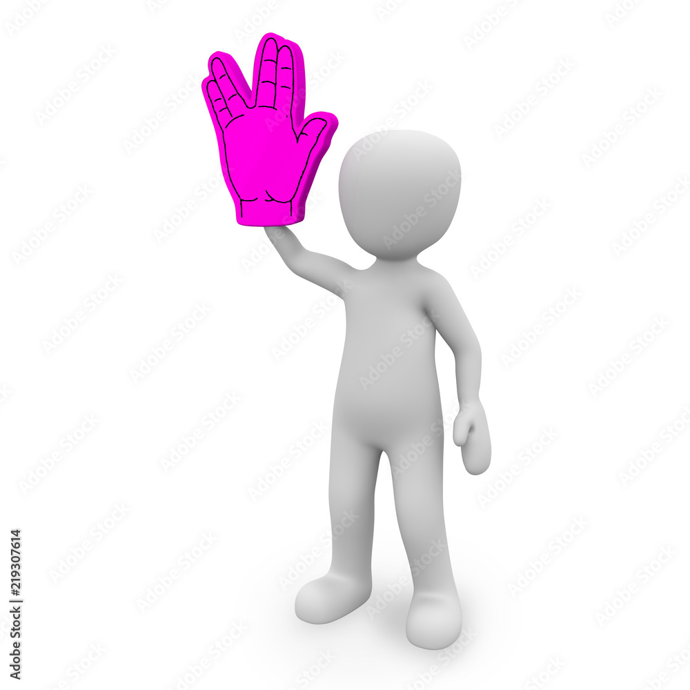 international hand signals in different colors Stock Illustration ...