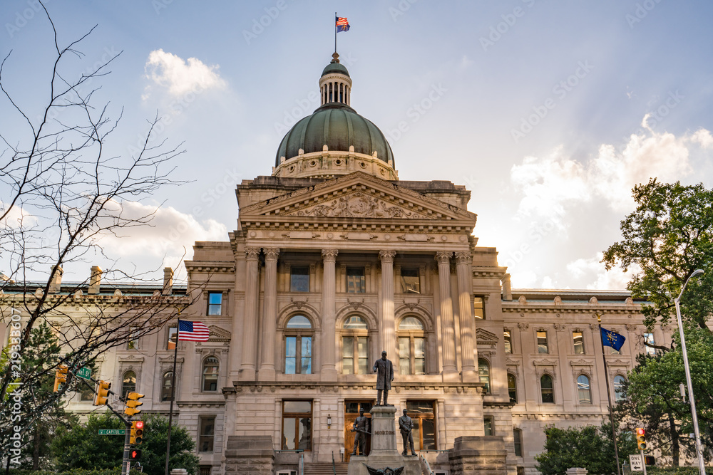 Indiana Capital Building Stock Photo | Adobe Stock