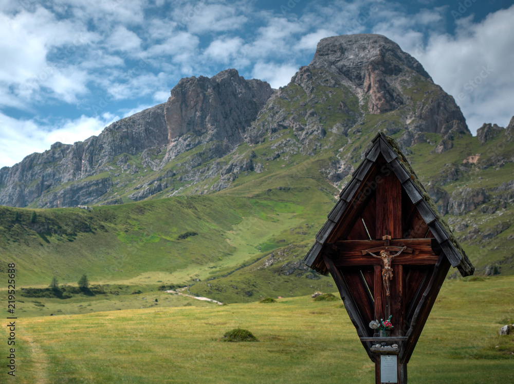 Jesus in the Alps Stock Photo | Adobe Stock
