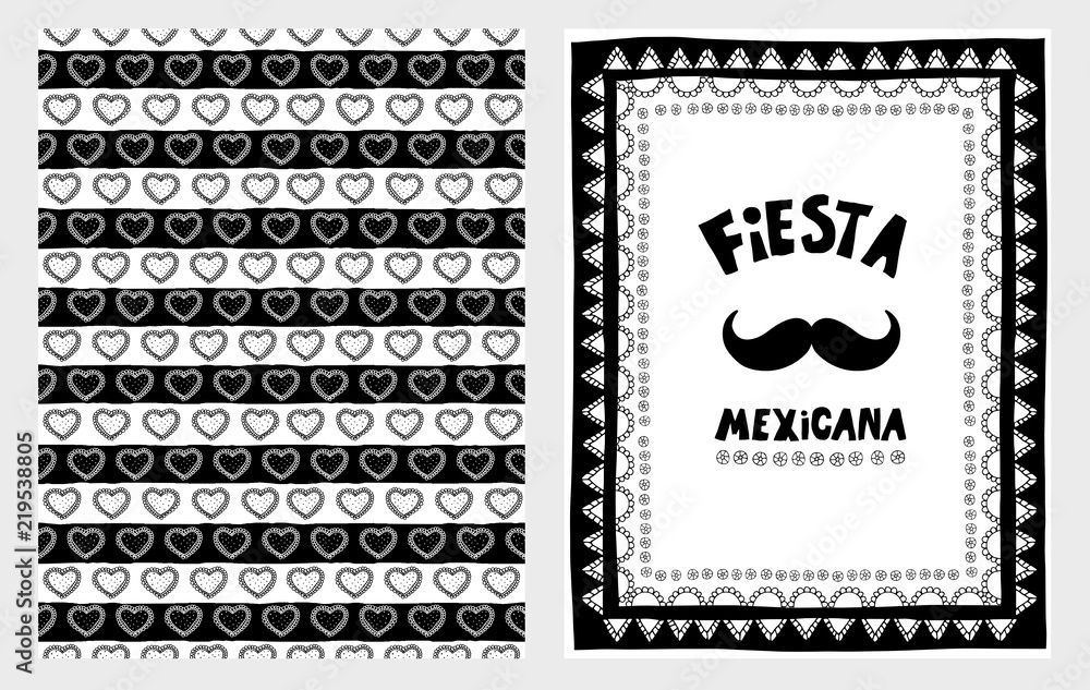 Moustache Border
