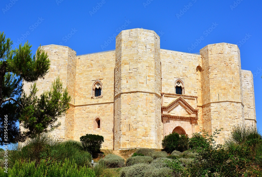 Poster Details of Castel del Monte, the famous castle built in an ...